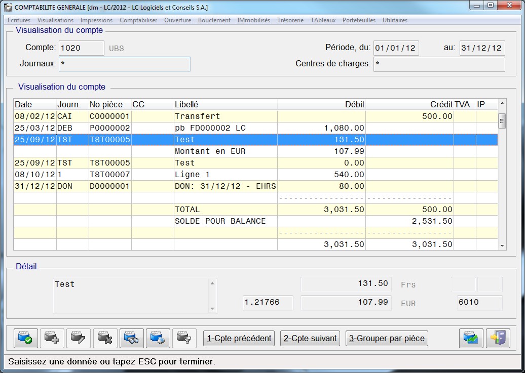 Comptabilité générale Comptabilité générale